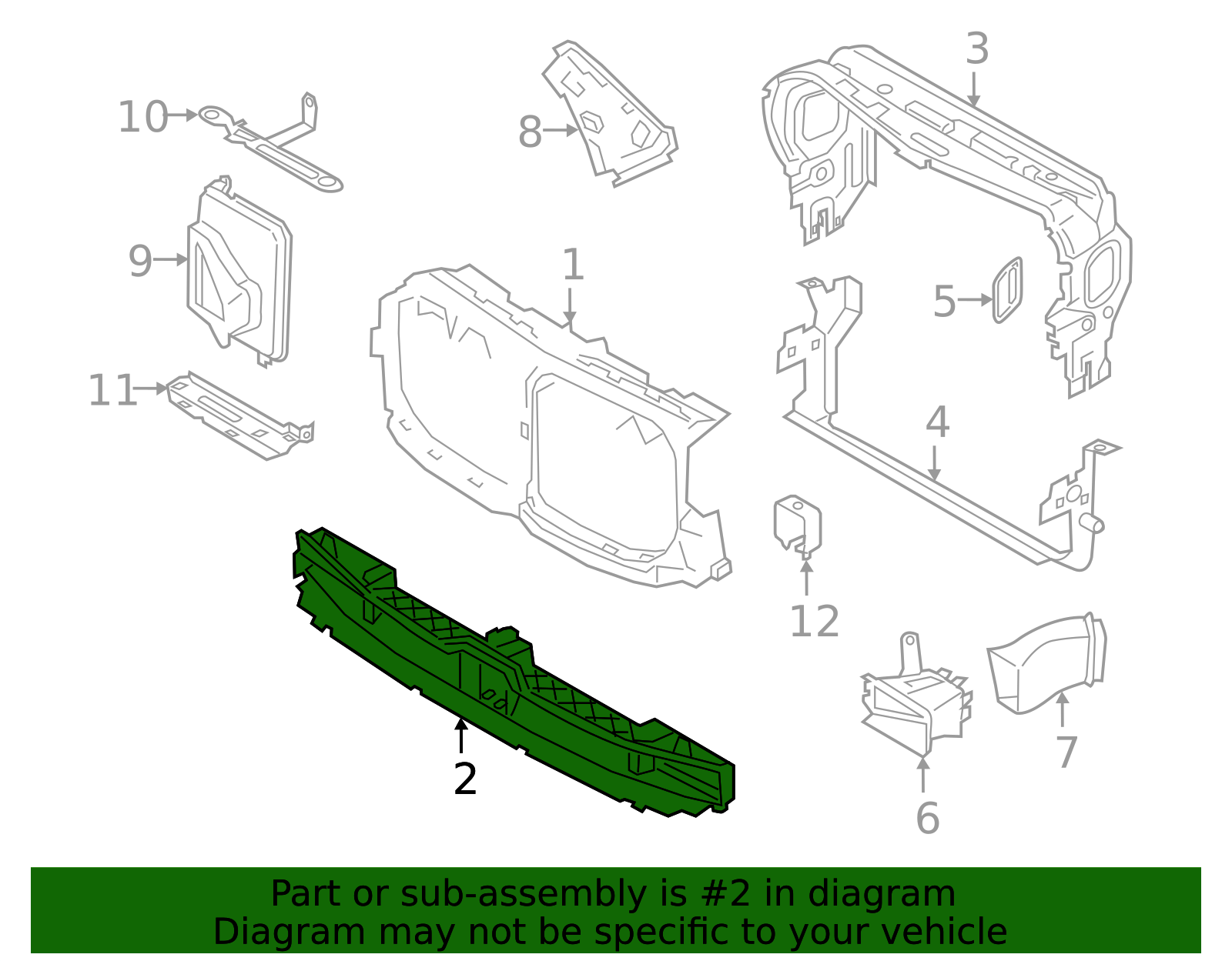 2019-2022 BMW X7 2019-2022 BMW X7 - Air Flaps Lower 517111 51-74-5-A29 ...