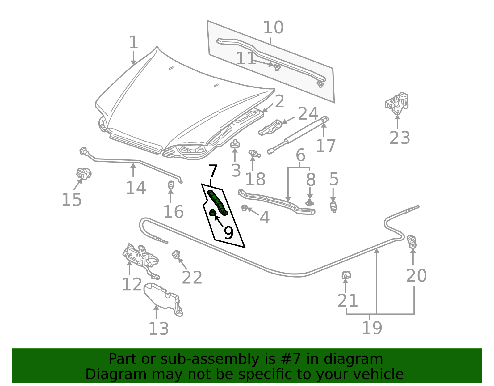 74152-S82-A00 - Hood Seal Honda Parts Online