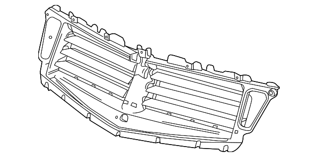2016-2018 Cadillac ATS Front Bumper Shutter 84101311 | Shop Matick ...