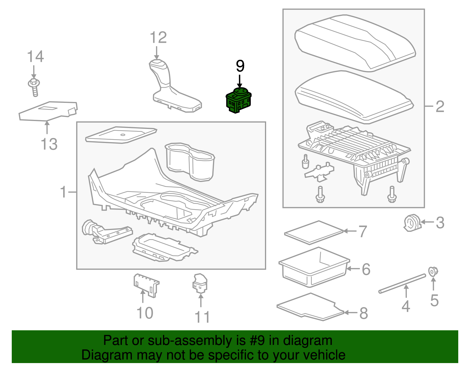 2018-2021 Chevrolet Traverse Ride Control Switch 84547753 | Capital ...