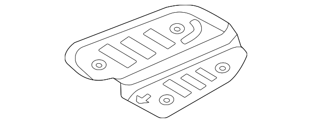 31220-P2000 - Tank Shield 2021-2025 Kia Sorento | Kia.Parts Store