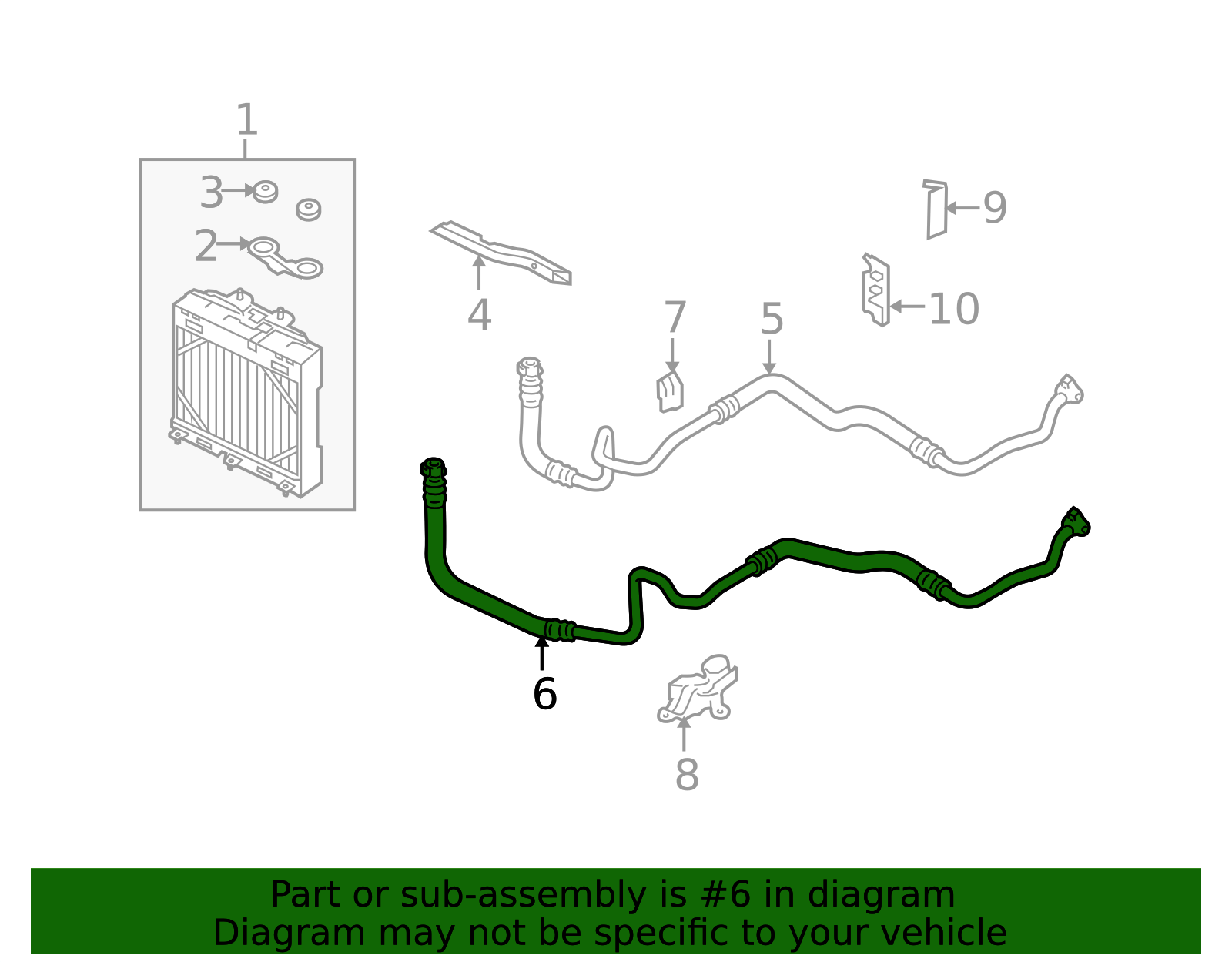 17-22-7-589-510 - Outlet Hose 2010-2019 BMW | BMWPartsDirect.com