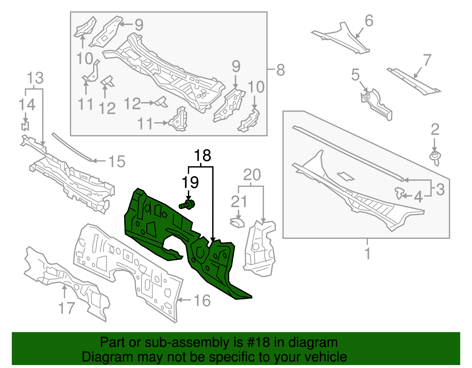 55210-50160 - High-Quality Engine Compartment Insulation for 2018-2020 ...