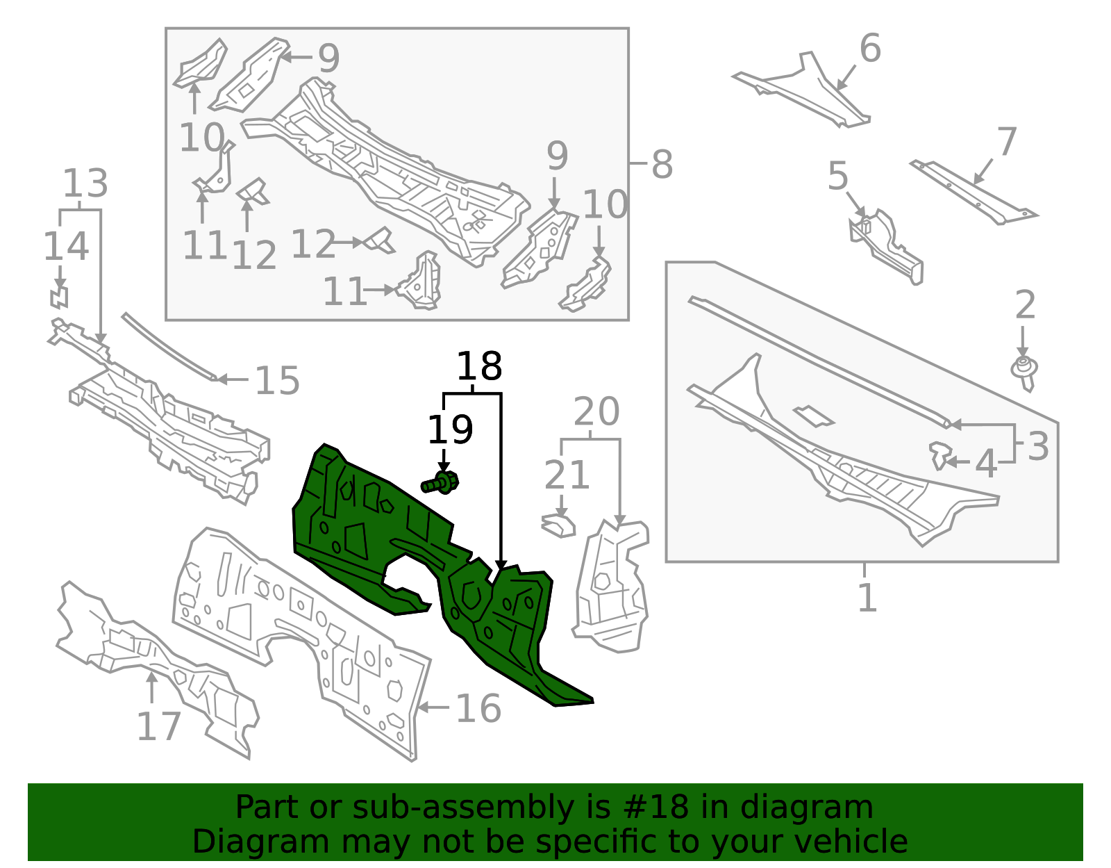 2018-2020 Lexus Engine Compartment Insulation 55210-50160 ...