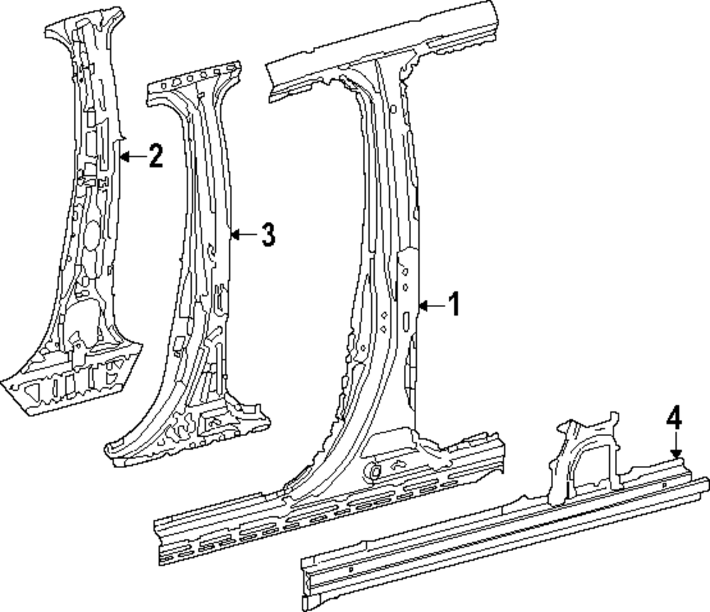 2024 Toyota Tacoma 2024 Toyota Tacoma - Rocker Panel Reinforcement ...