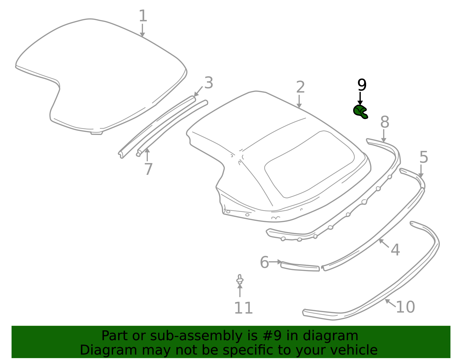 na01r1742c - Mazda Belt Molding Protector 1990-2005 Mazda Miata ...