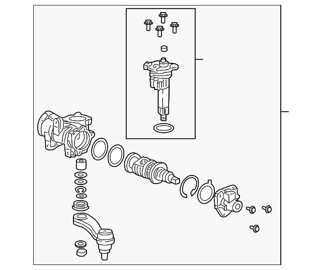 2002-2013 GM Steering Gear Assembly 19434141 | OEM Parts Online