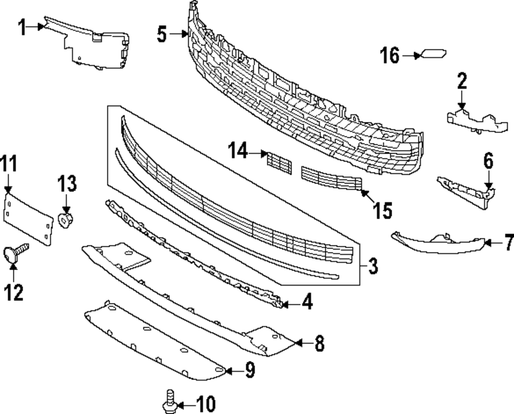 Genuine OEM Lower Deflector Part# LR165114 Fits 2023 Land Rover Range ...