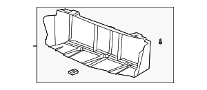 84295682 - Front Lower Radiator Air Baffle 2020-2025 Cadillac CT5 ...