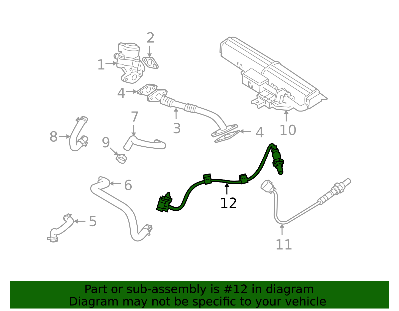 2005-2011 Jaguar Oxygen Sensor C2C22679 | JaguarParts.com