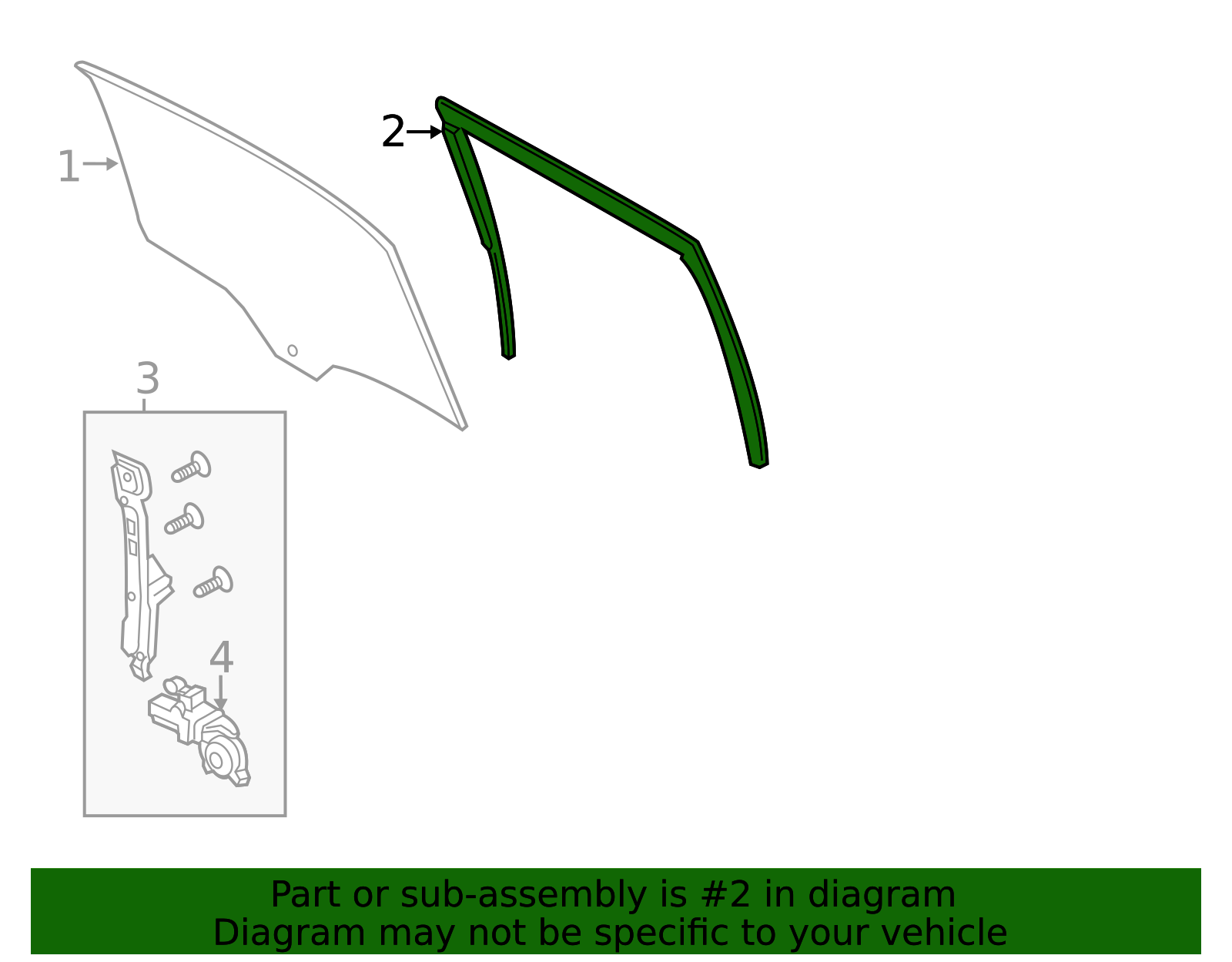 EB3Z-2625767-A - Run Channel 2019-2023 Ford Ranger | Big 3 Auto Parts