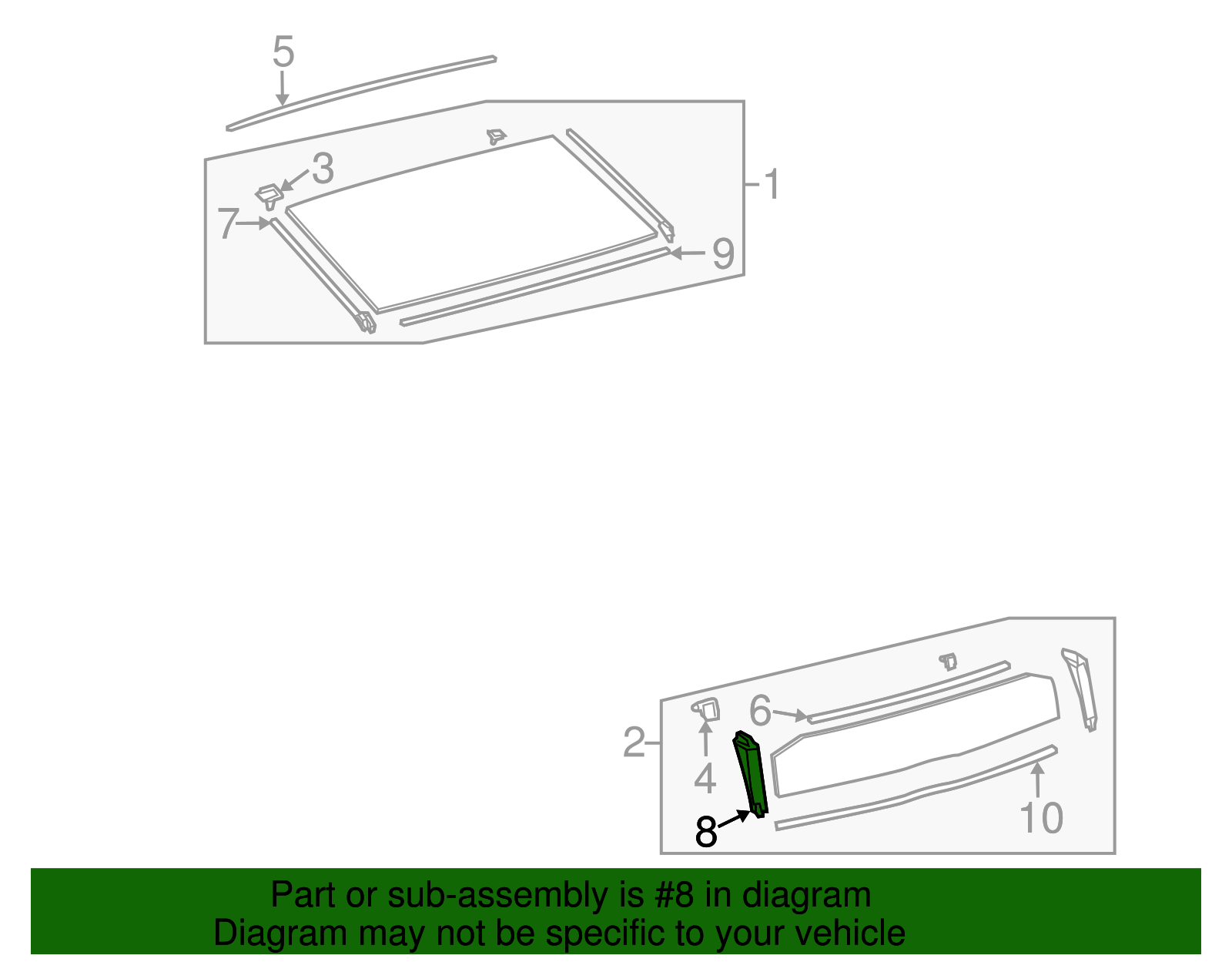2010-2015 Toyota Side Molding 75574-47010 | OEM Parts Online