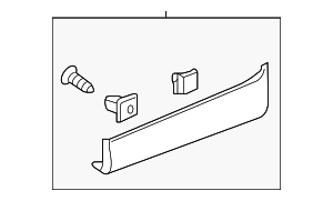 75333-T0A-A01 - Lower Molding 2012-2016 Honda CR-V | Honda Parts Online