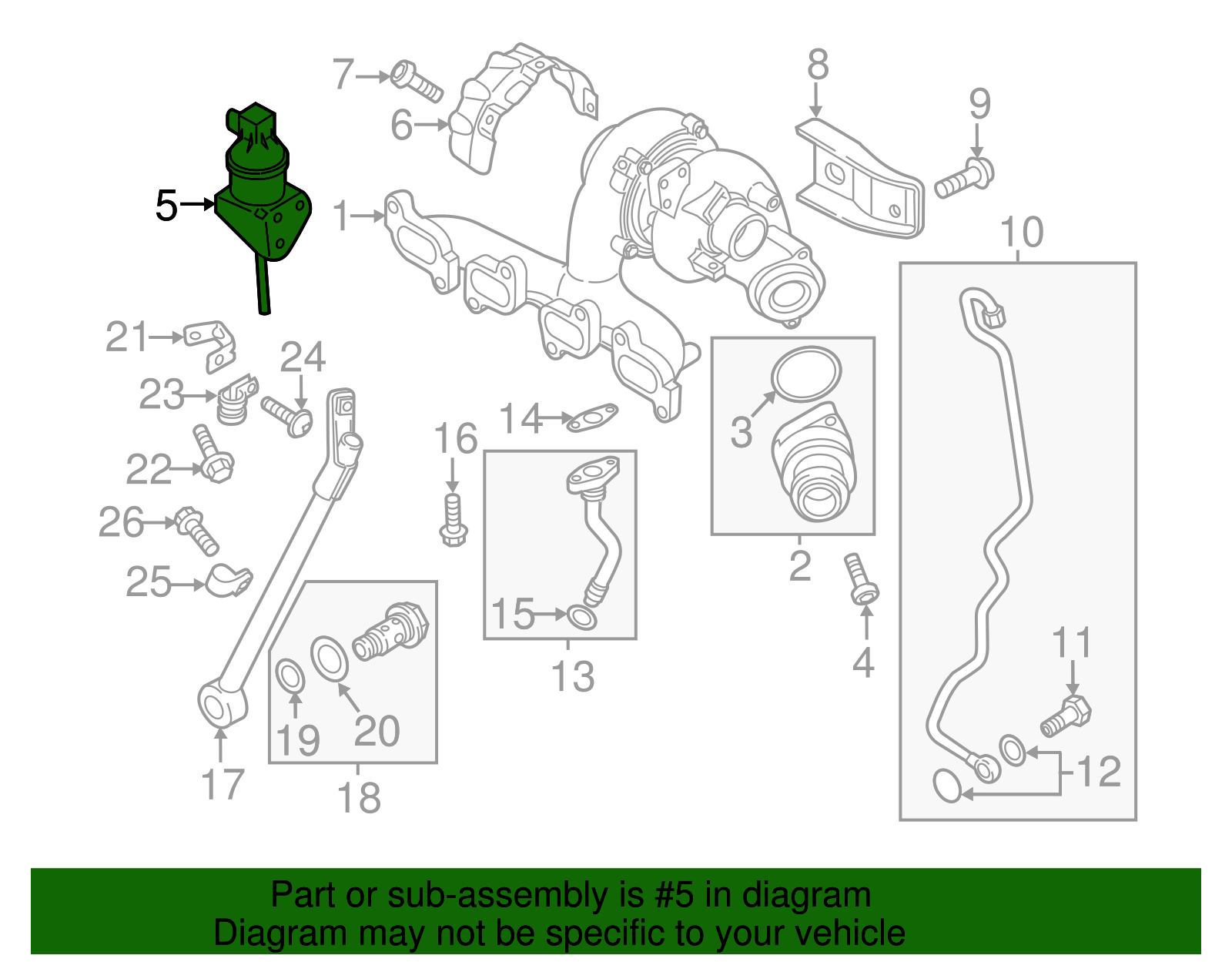 2012-2014 Volkswagen Passat Repair Kit 03L-198-716-M | VW Direct Auto Parts