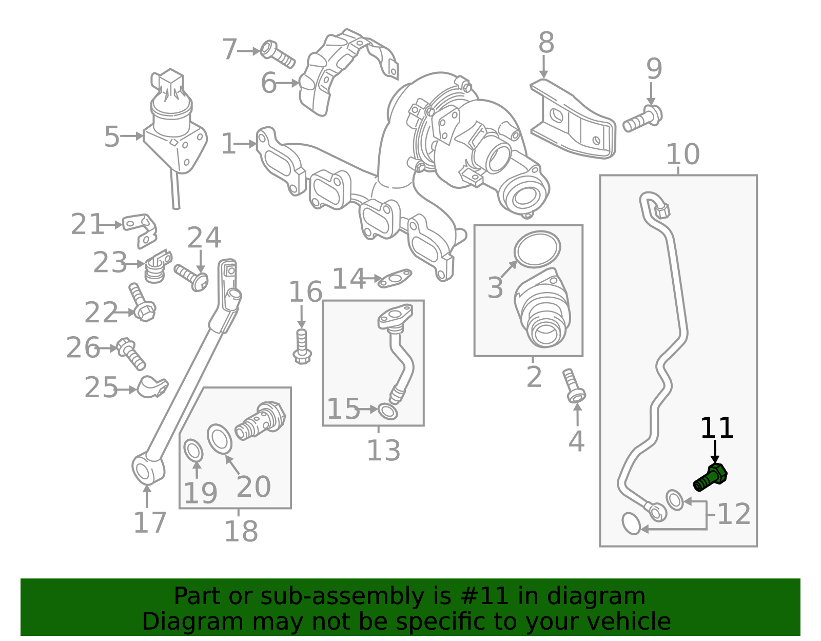 1996-2015 Volkswagen Oil Feed Tube Bolt N-021-071-9 | OEM Parts Online