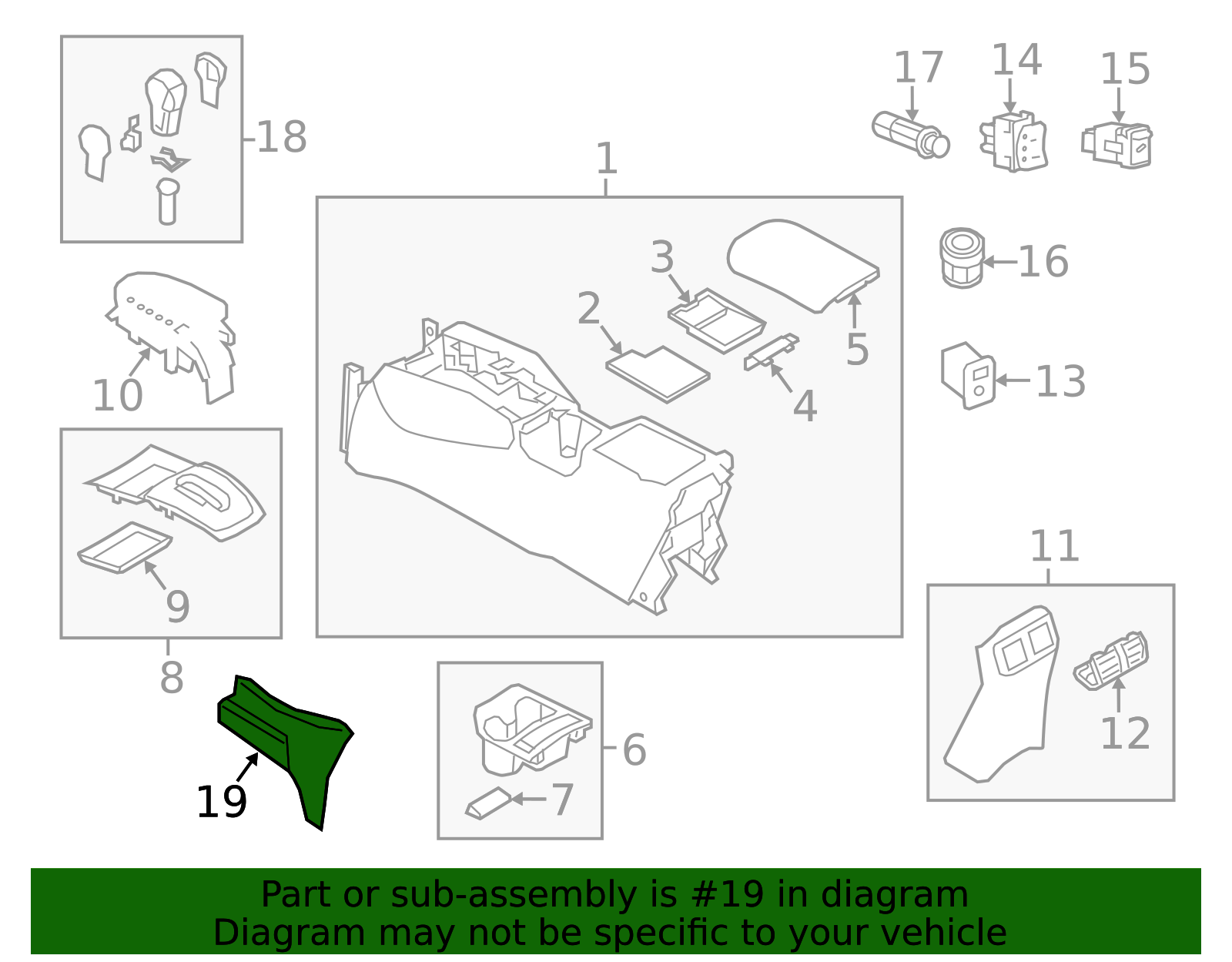 2014-2020 Nissan Rogue Side Trim Panel - Driver's Side (LH) 68921-4BA0B ...