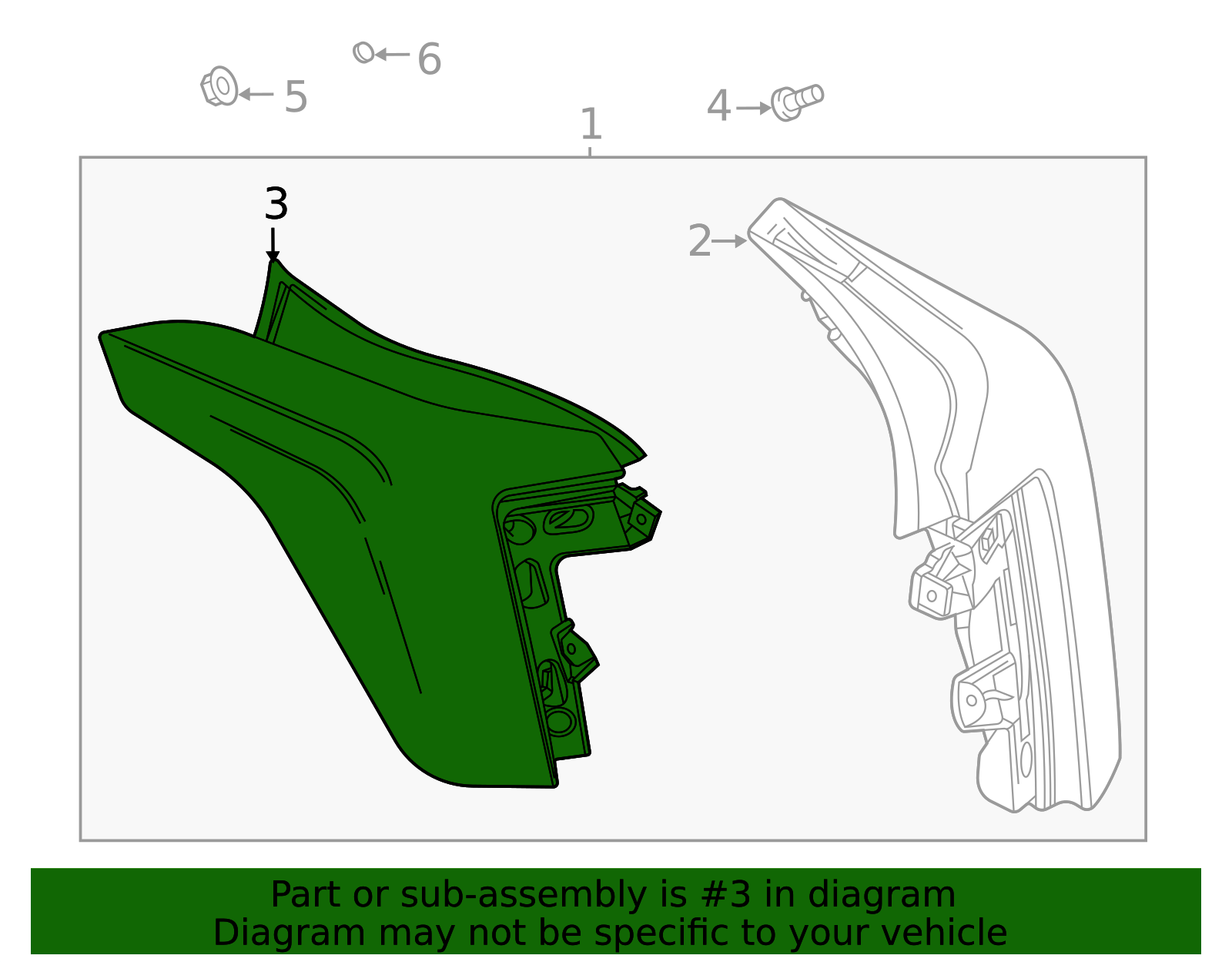 OEM GM Lamp For 2020-2021 Cadillac CT5 - Part No. 87864504 | Karl ...