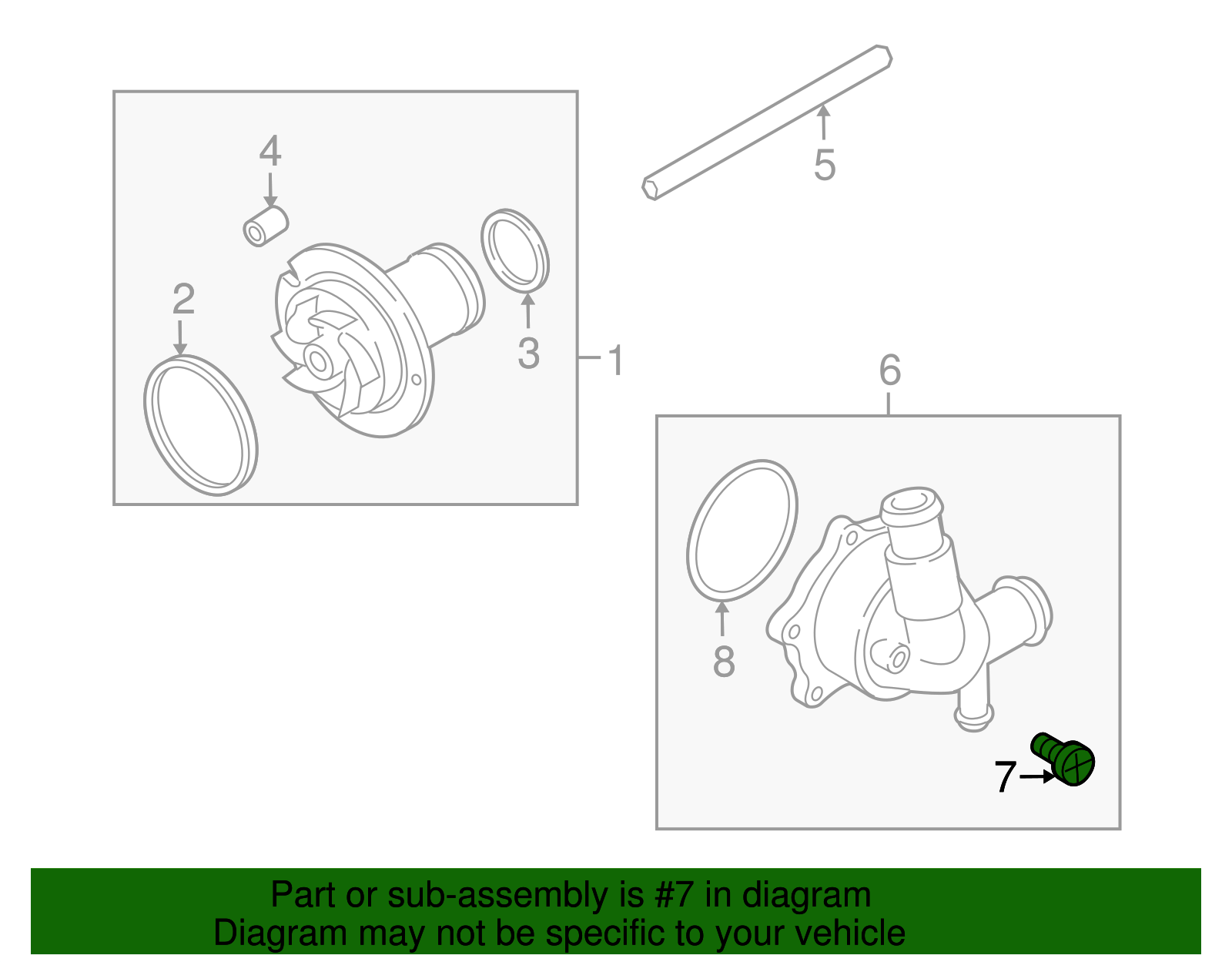 WHT-003-874 - Thermostat Housing Plug 2008-2015 Audi | Audi OEM Parts