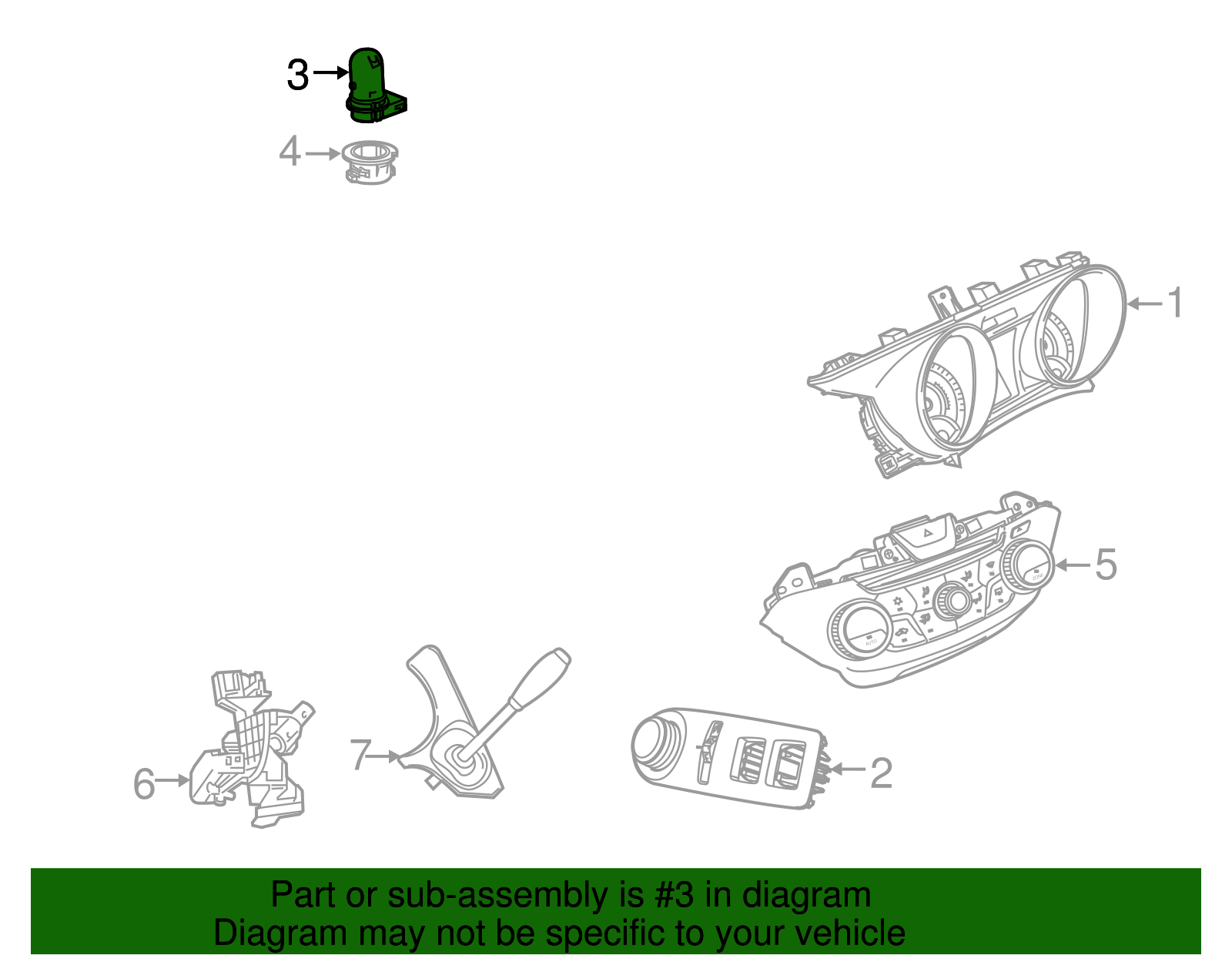 13525293 - Sunload Temperature Sensor 2010-2020 GM | GM Parts Warehouse