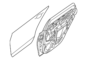 2020-2025 Nissan Sentra Door Shell H2100-6LTEB | Nissan Parts Plus