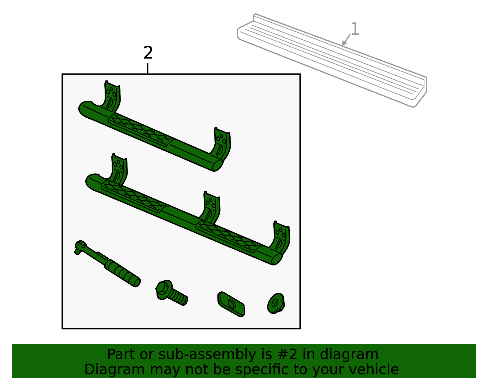 2009-2012 Mopar Step Bar 82211502AG | Mopar Parts Canada