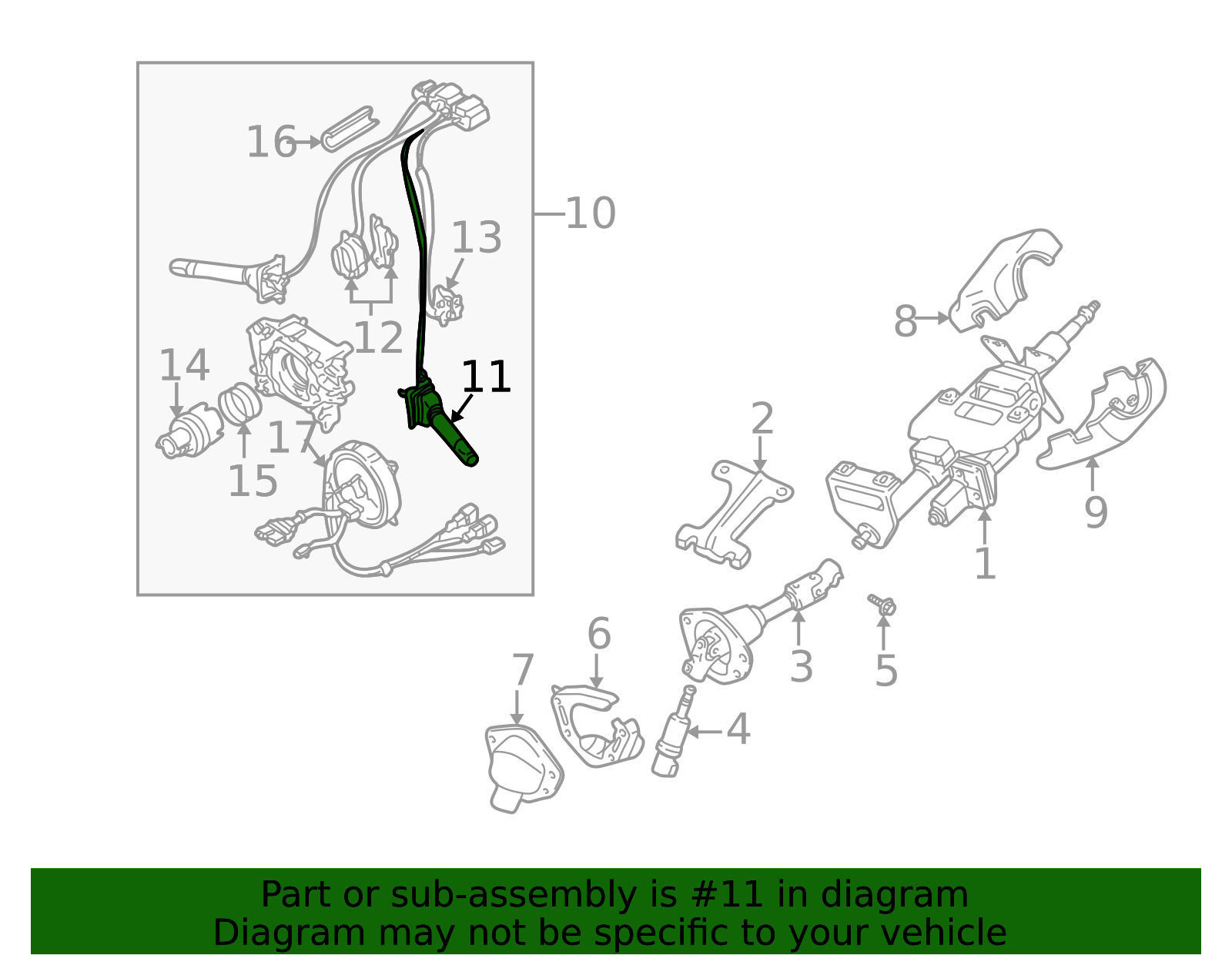 TA01-66-122 - Headlamp Switch 1995-2002 Mazda Millenia | Mazda Parts.US