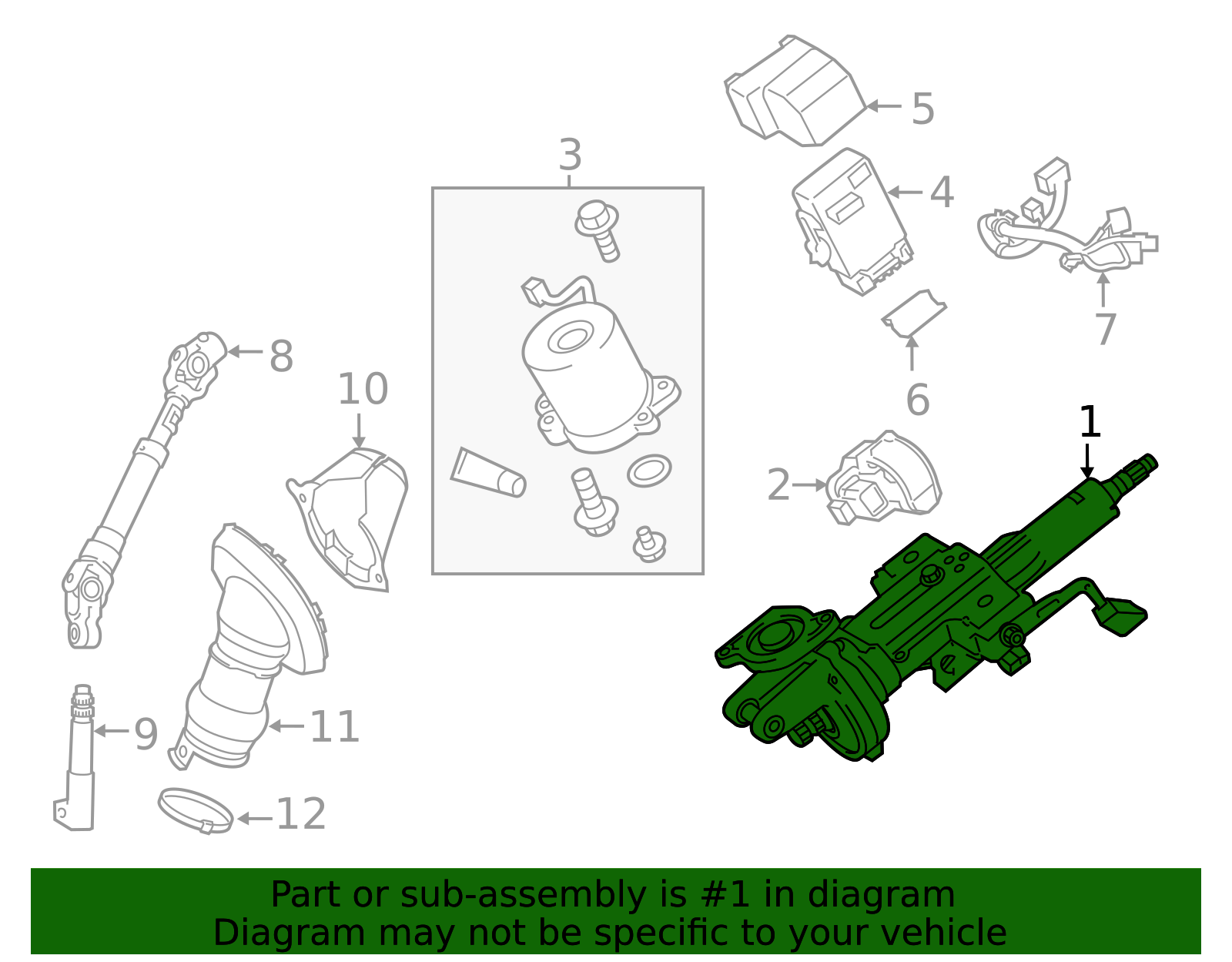 4520A-78010 - High-Quality Steering Column for 2015-2021 Lexus ...