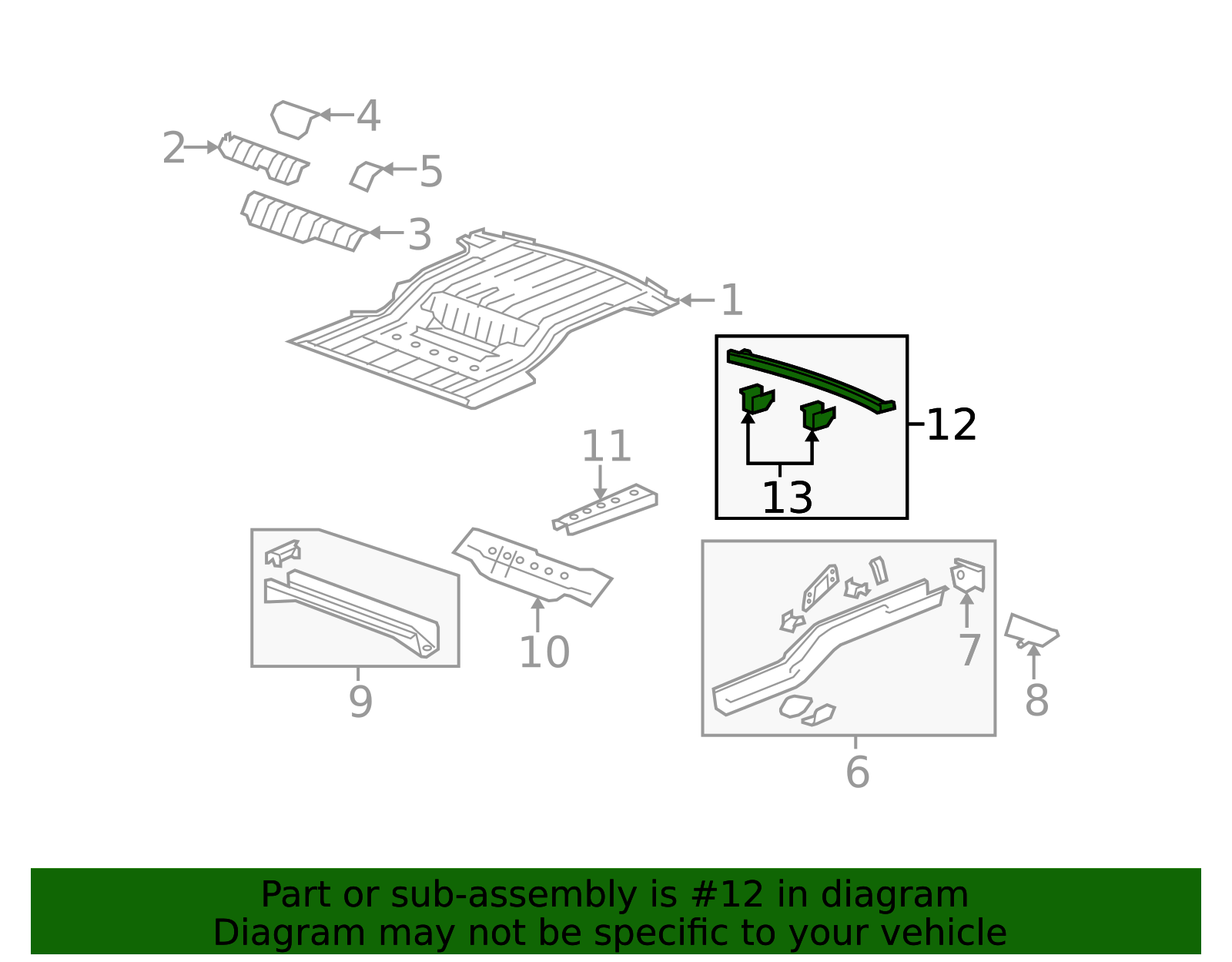 22794025 - OEM GM Rear Crossmember | GMPartsCenter.net | GM Parts Center