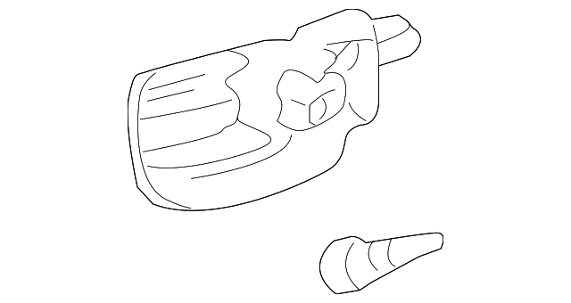 69205-02100-E0 - Handle, Inside 2003-2008 Toyota Corolla | Bam ...