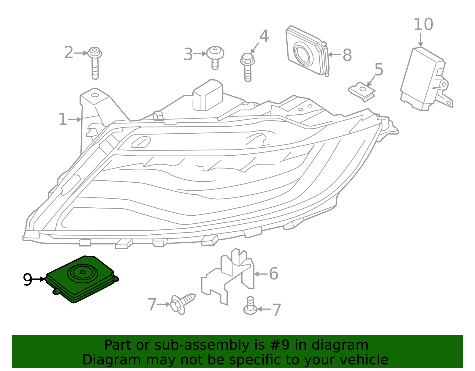 FG9Z-13C788-K - Control Module - LED Headlamp | My Ford Parts