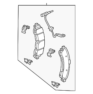 2020-2025 GM Disc Brake Pad Set 86792660 | Capital Chevy Parts
