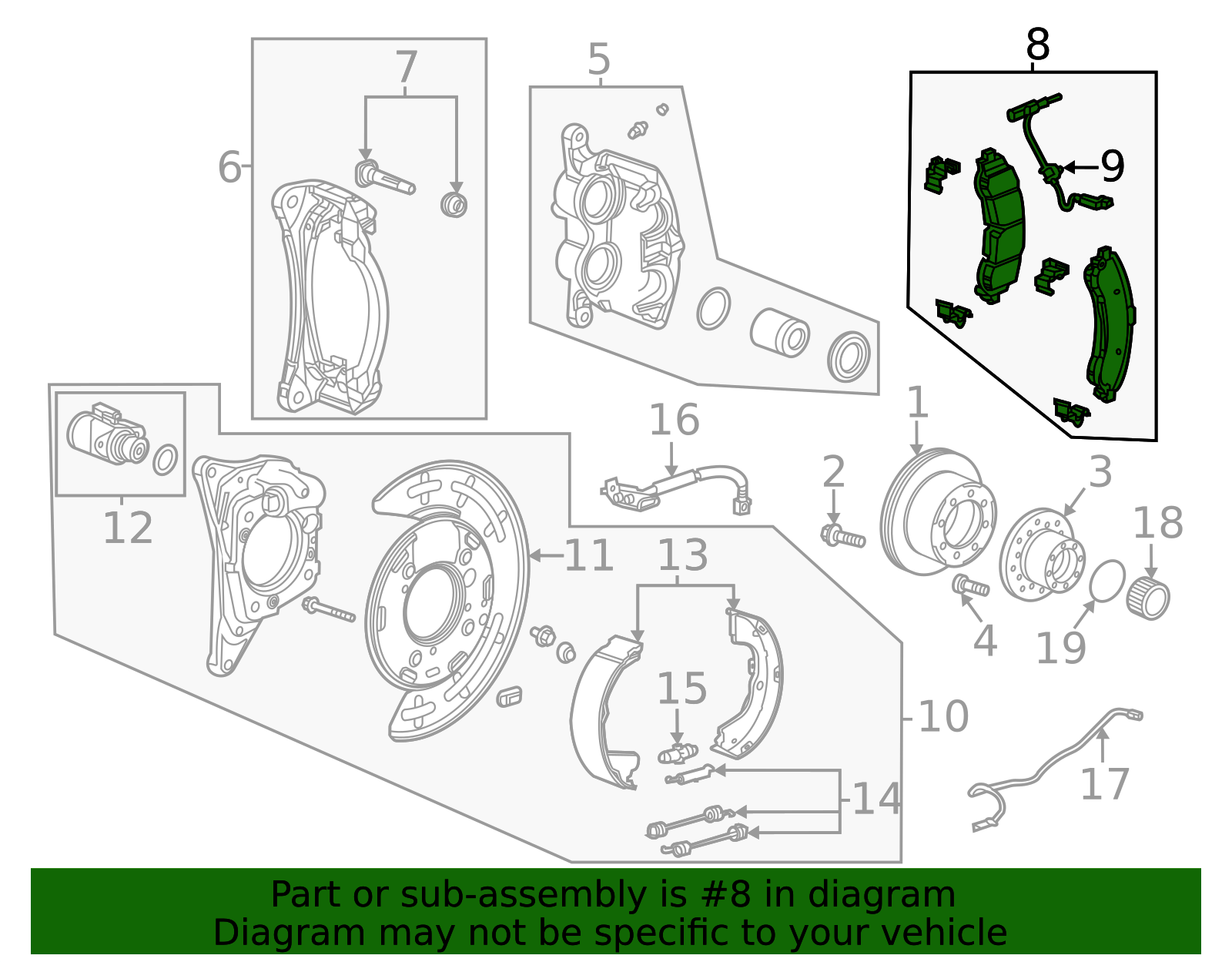 2020-2025 GM Disc Brake Pad Set 86792660 | GM Parts Center
