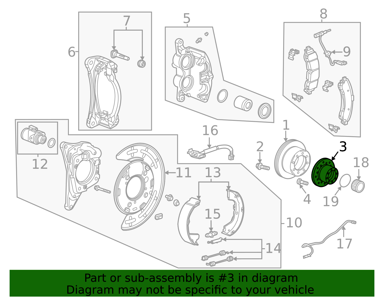 2020-2025 GM Rear Hub 85003008 | Capital Chevy Parts