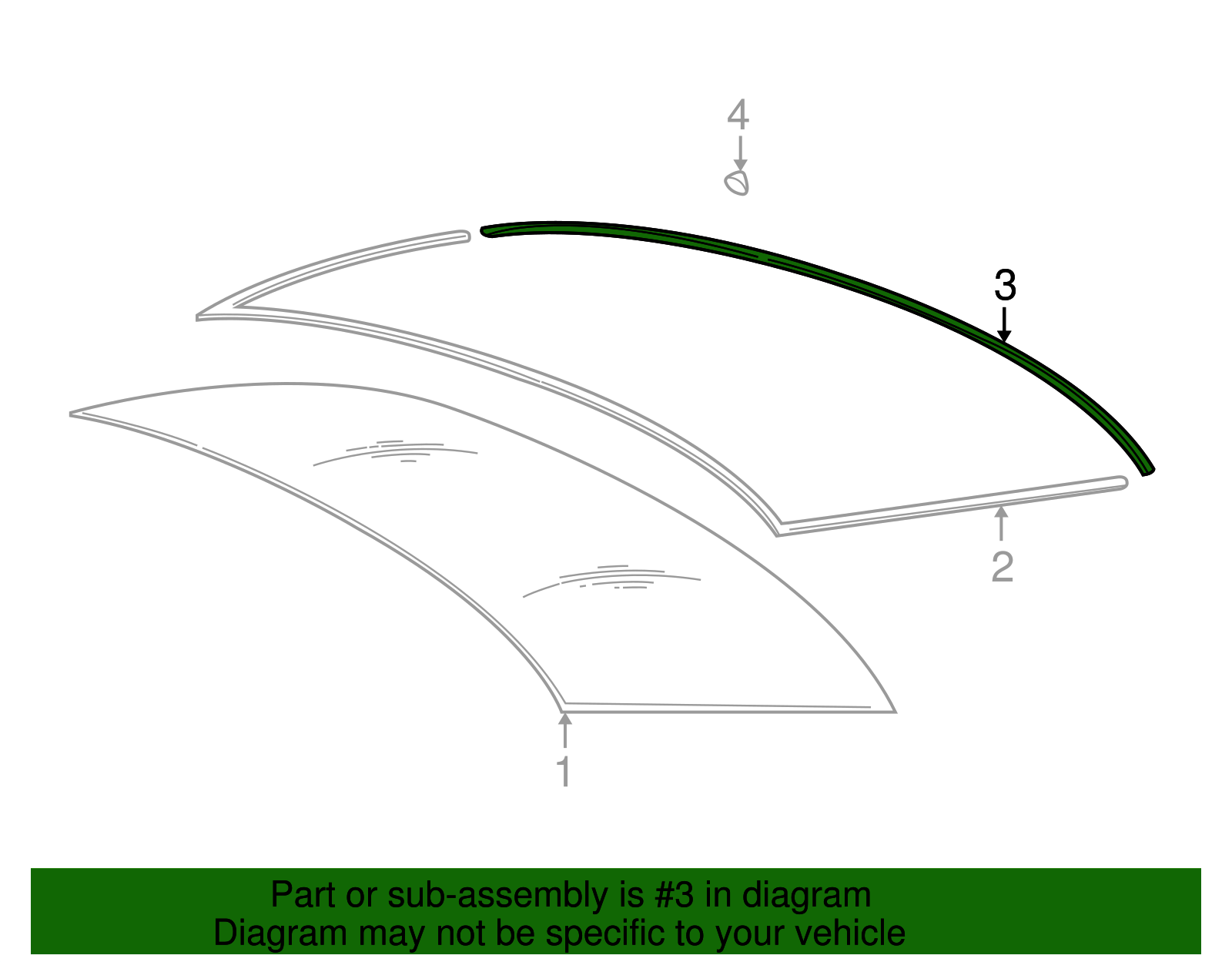 51-31-7-115-413 - Lower Molding - 2004-2010 BMW | BMW Parts Wholesale