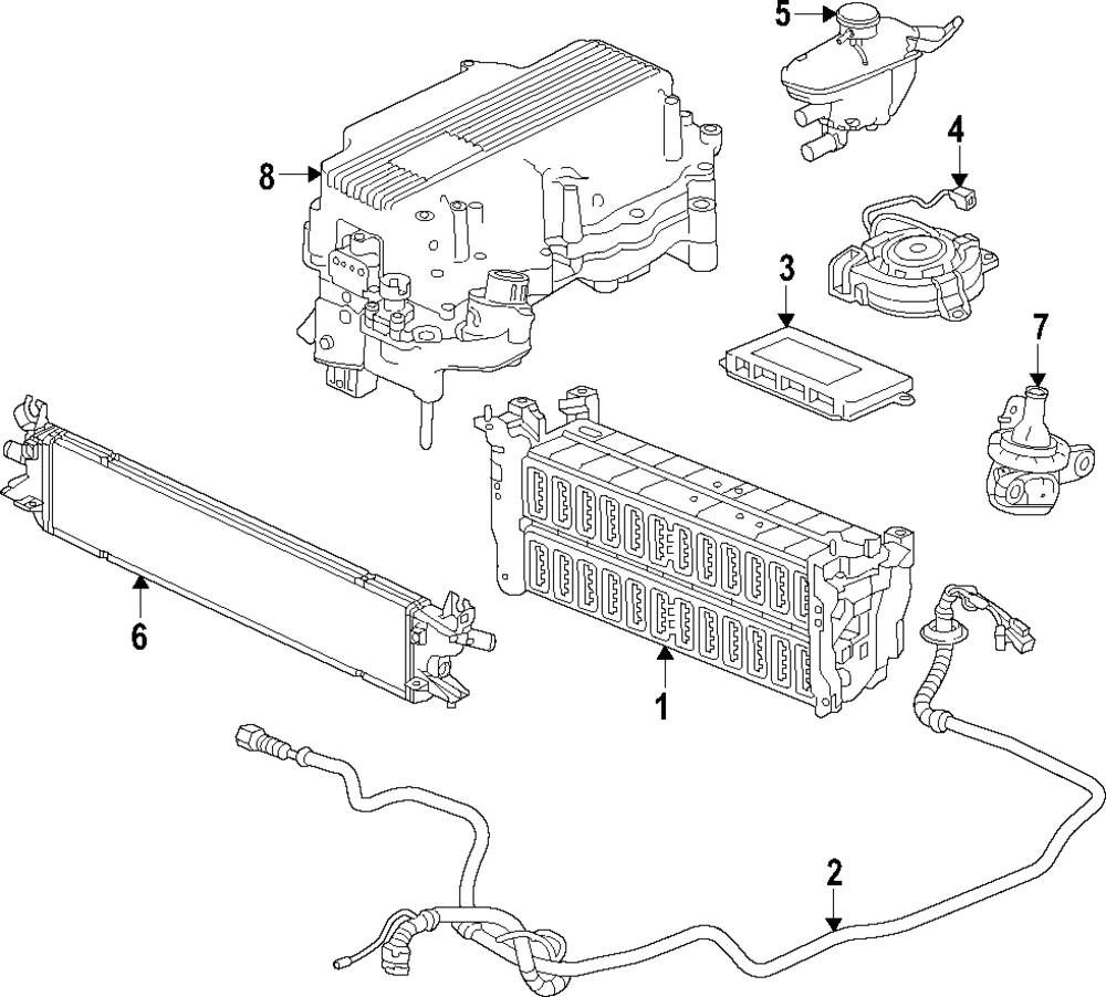 1J010-69F-A01 - 2023-2025 Honda - Radiator | Honda Car Parts Direct