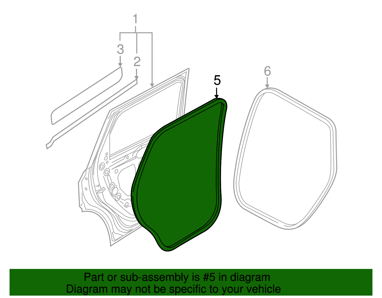 4M0-839-911-E - Door Weather-Strip 2017-2025 Audi | Audi OEM Parts