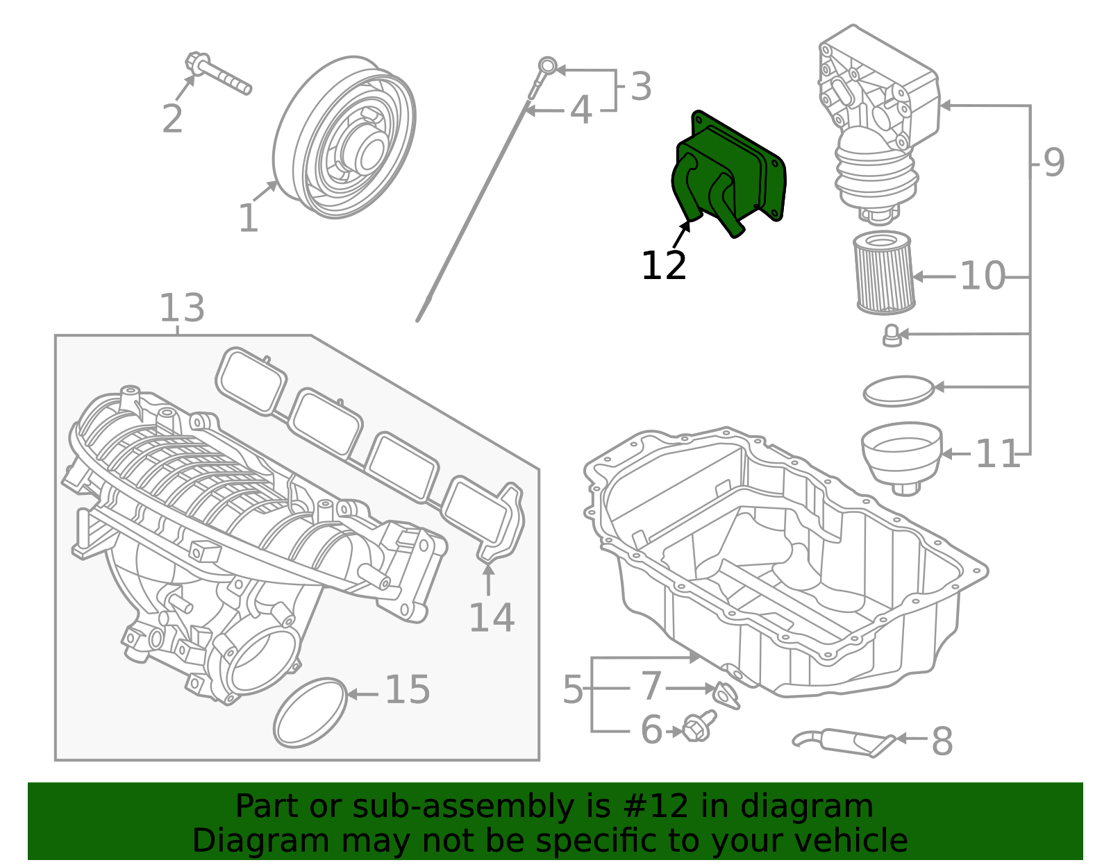 26410-2S010 - Oil Cooler 2023-2025 Kia | Kia.Parts Store