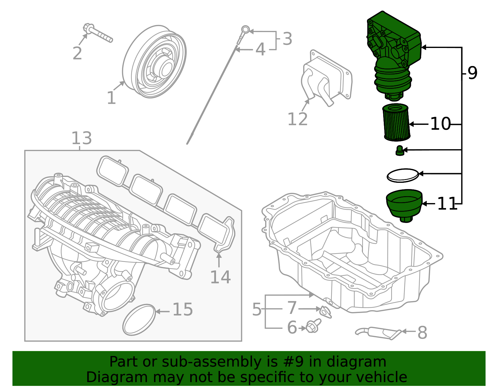 26310-2S000 - Engine Oil Filter Housing 2021-2023 Kia | Kia.Parts Store