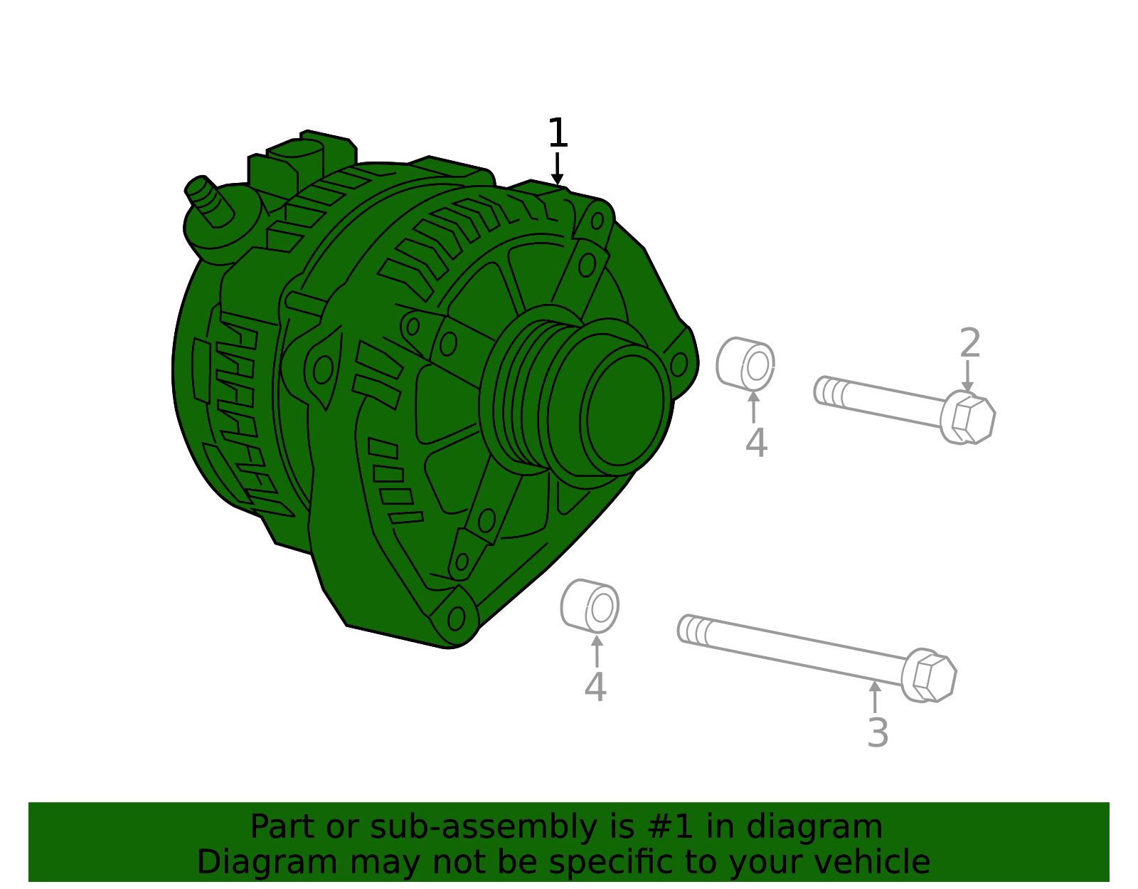 2019-2022 GM (Replaces 13539726) Alternator 85671416 GM | GMPartsDirect.com