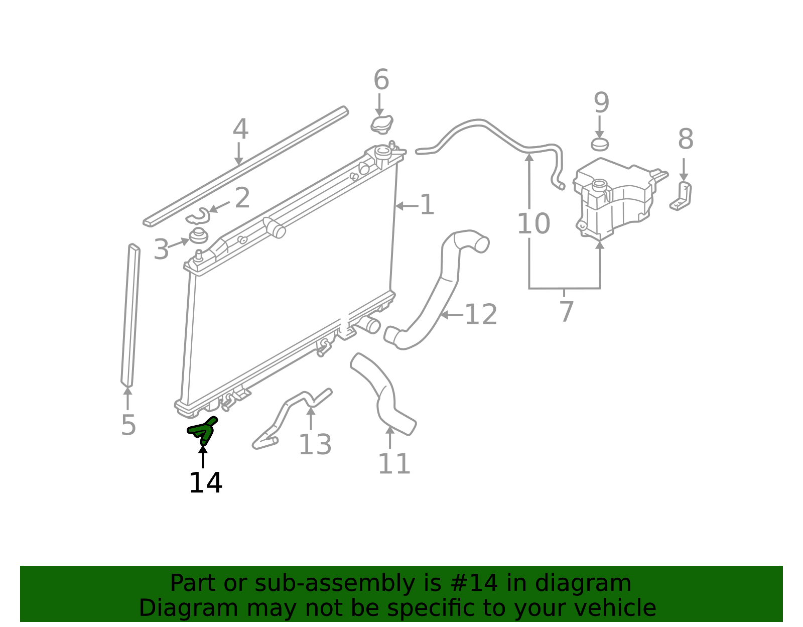 2004-2007 Nissan Murano Hose 21632-CA010 | OEM Parts Online