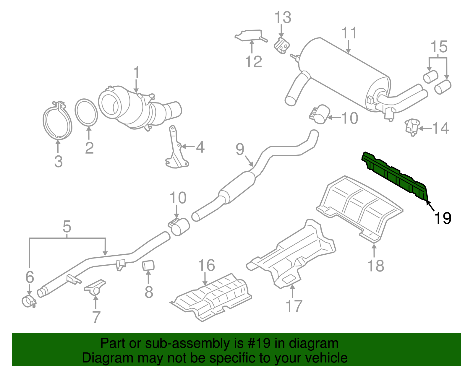 51-48-7-325-309 - Heat Shield - 2012-2020 BMW | Buy BMW Parts Now