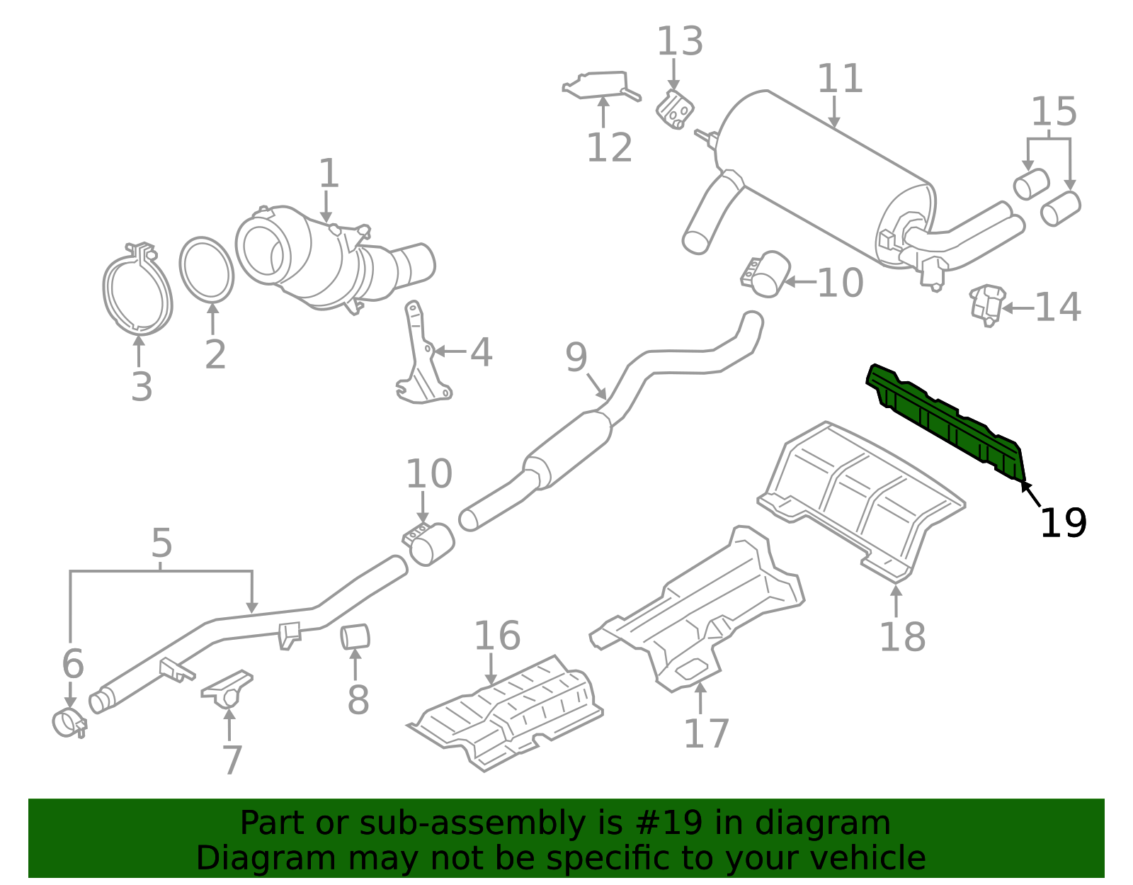51487325309 - 2012-2020 BMW Heat Shield (51-48-7-325-309) | BMW of ...