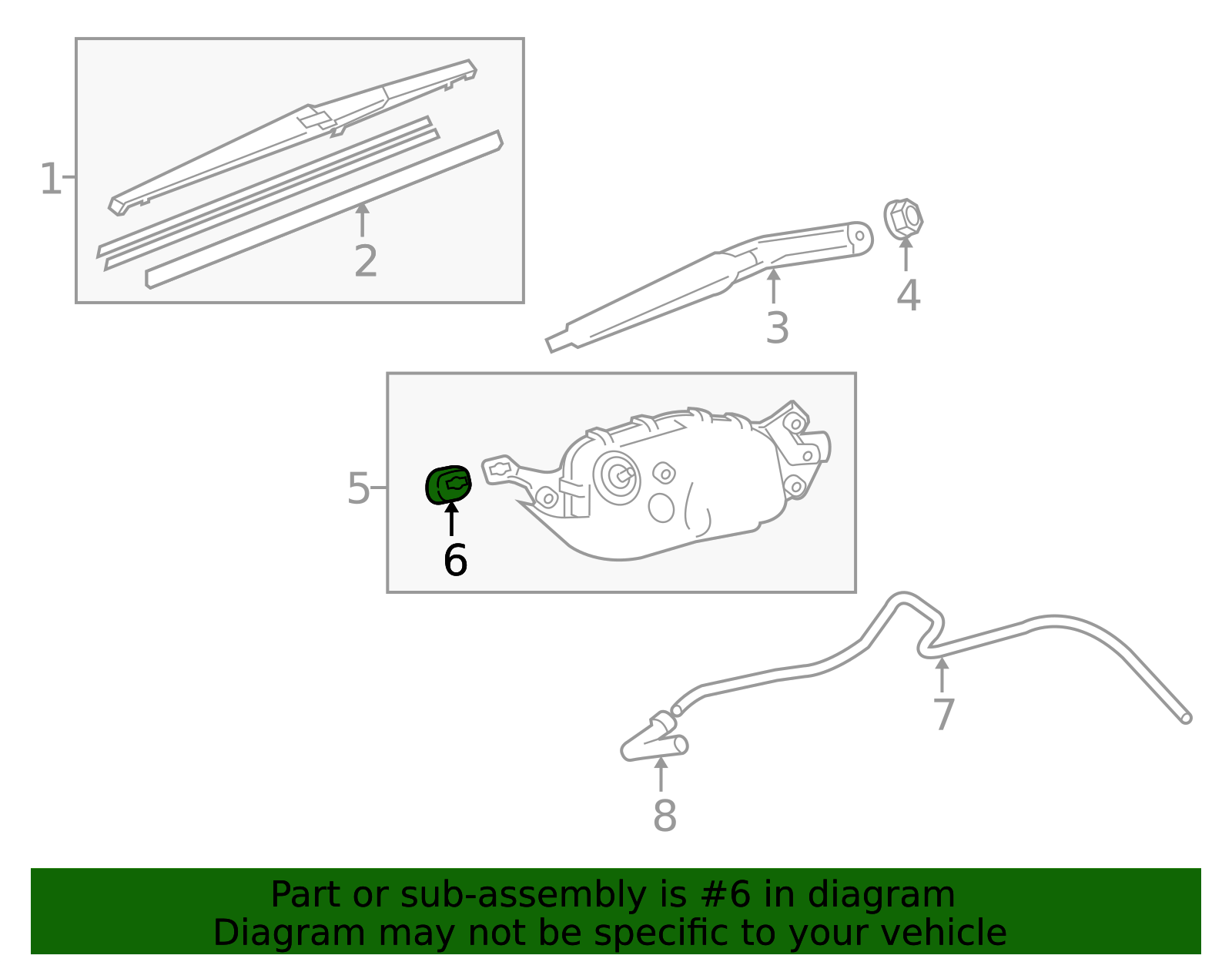 2010-2023 Lexus GX460 Back Glass Washer Nozzle 85391-60130 | OEM Parts ...