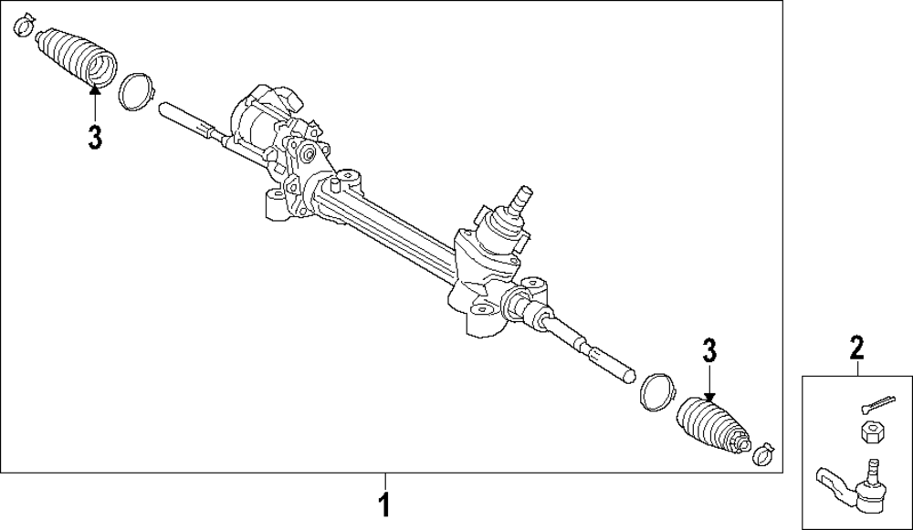 2018-2020 Toyota Camry Steering Gear 44250-06392 | Toyota Parts Center