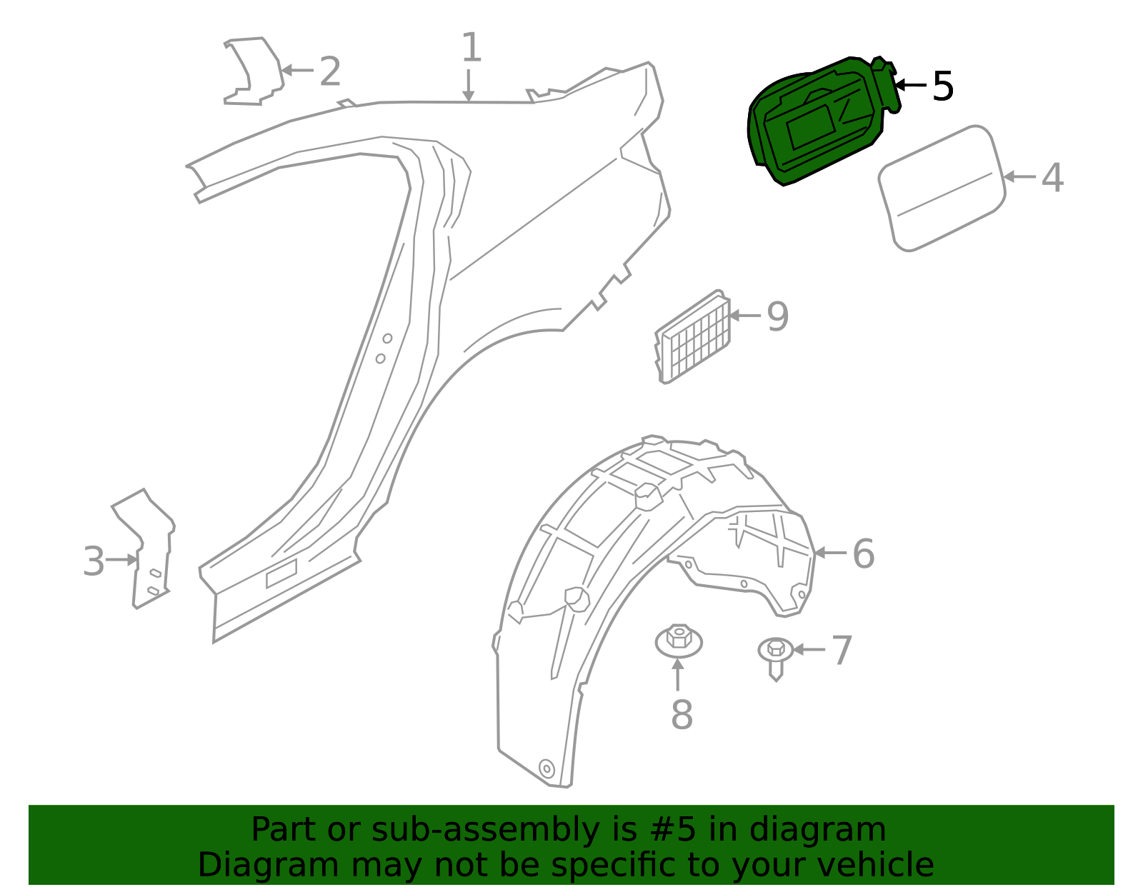 51-17-7-433-407 - 2019-2024 BMW - Fuel Pocket | BMWPartsHub