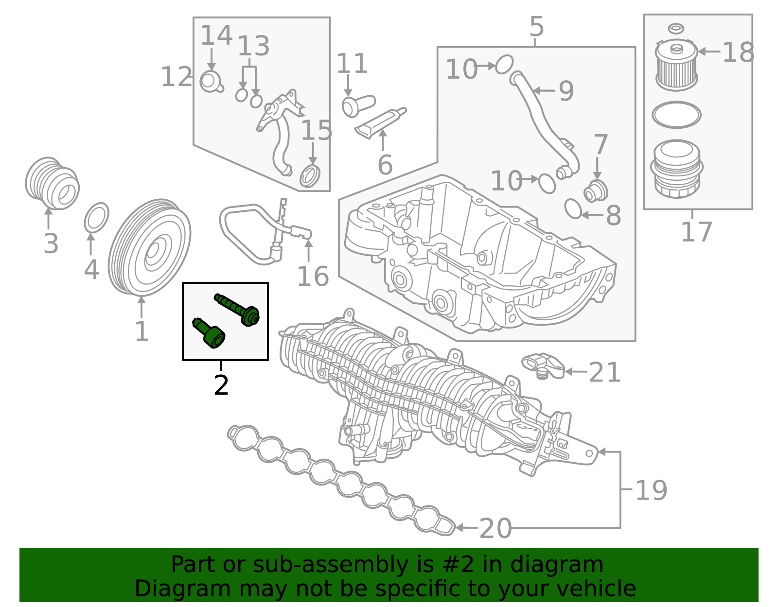 2015-2025 Volvo Vibration Damper Hardware Kit 32213095 | OEM Parts Online