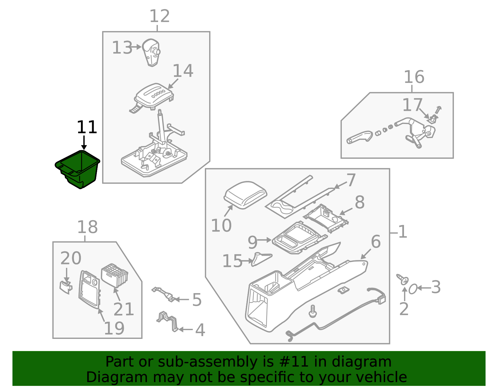 84680-3E000 - Storage Box 2003-2009 Kia Sorento | Kia.Parts Store