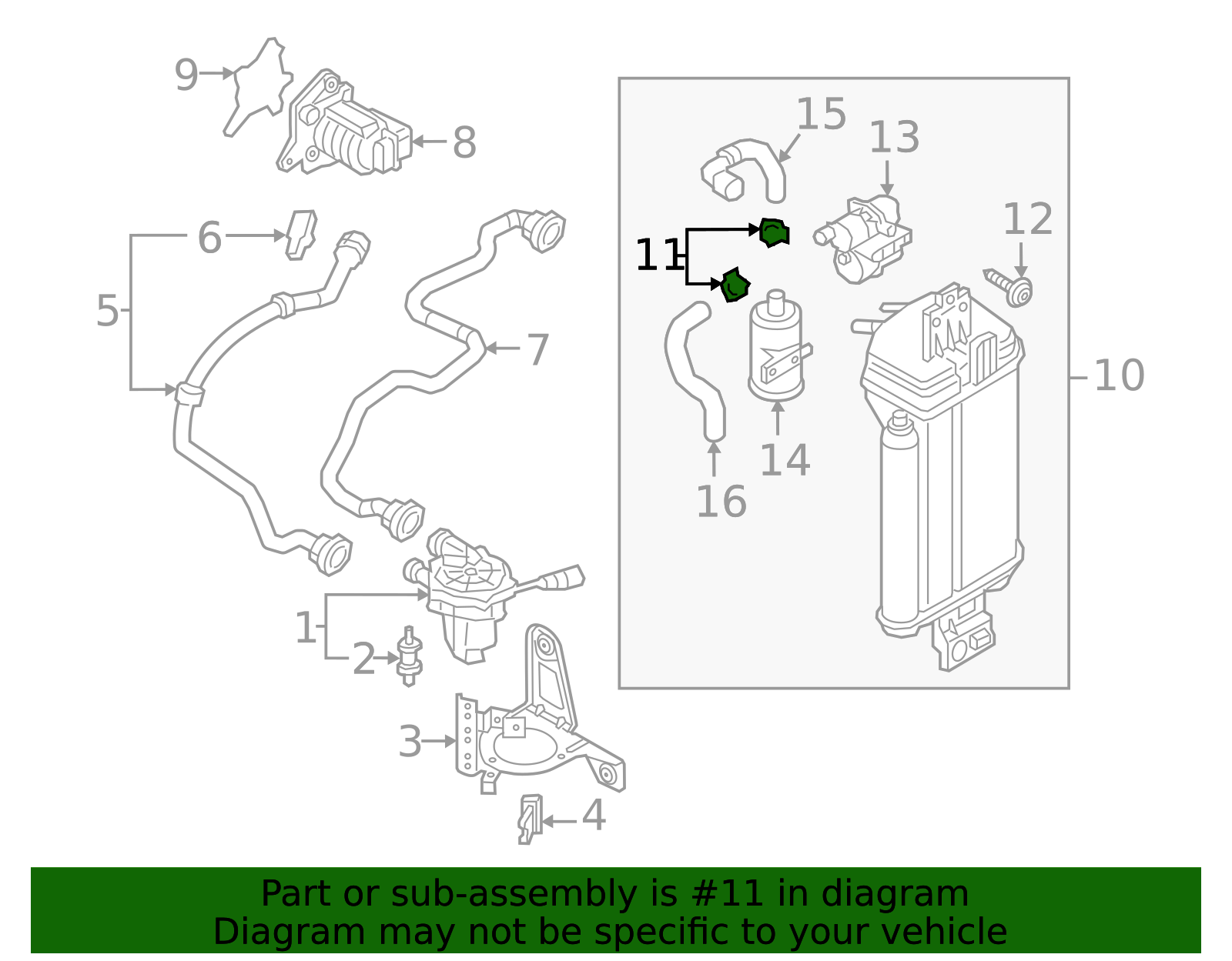 2004-2025 Audi Vent Hose Clamp N-906-869-01 | Audi USA Parts