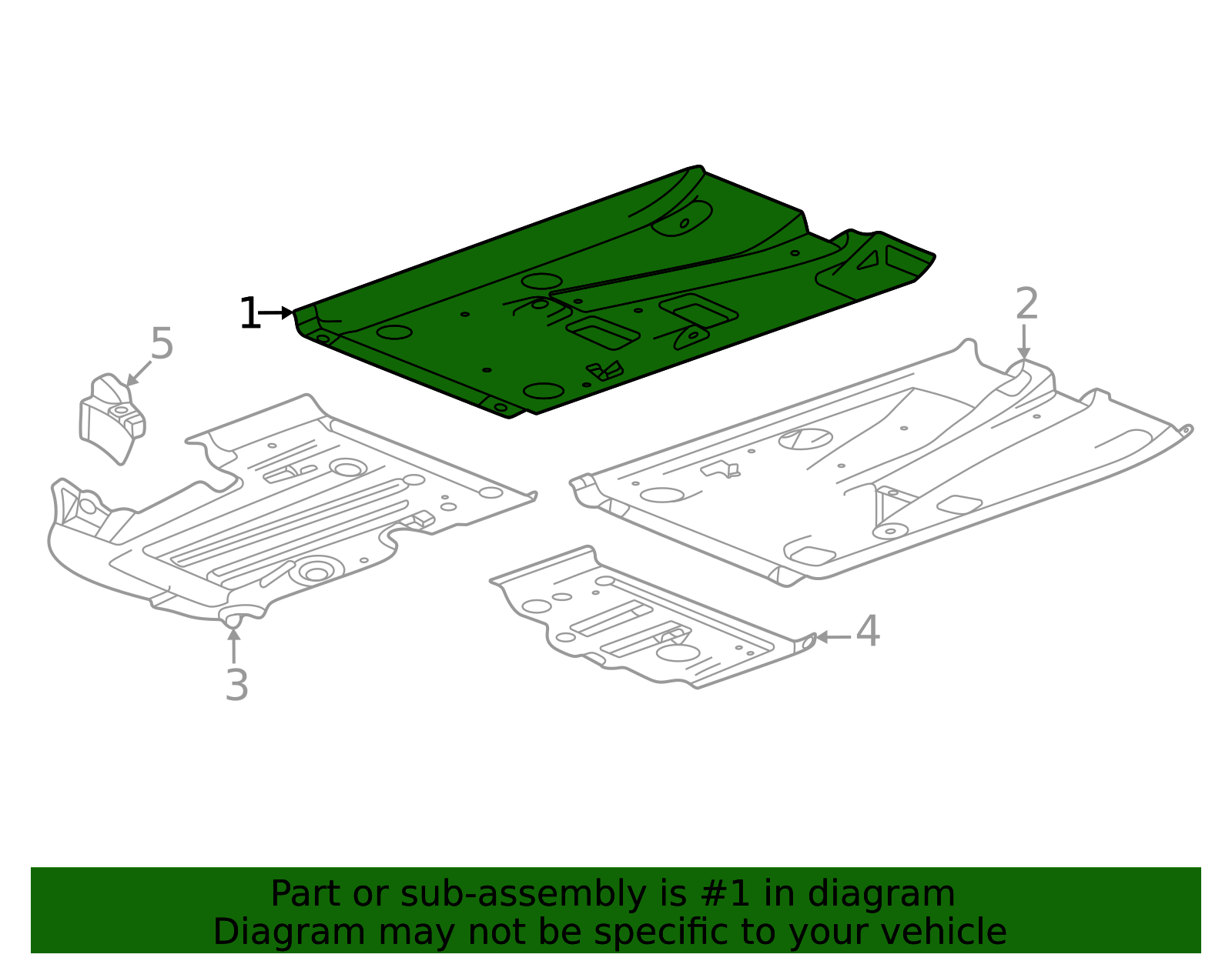 84843157 - High-Quality Passenger Side Underbody Front Air Deflector ...