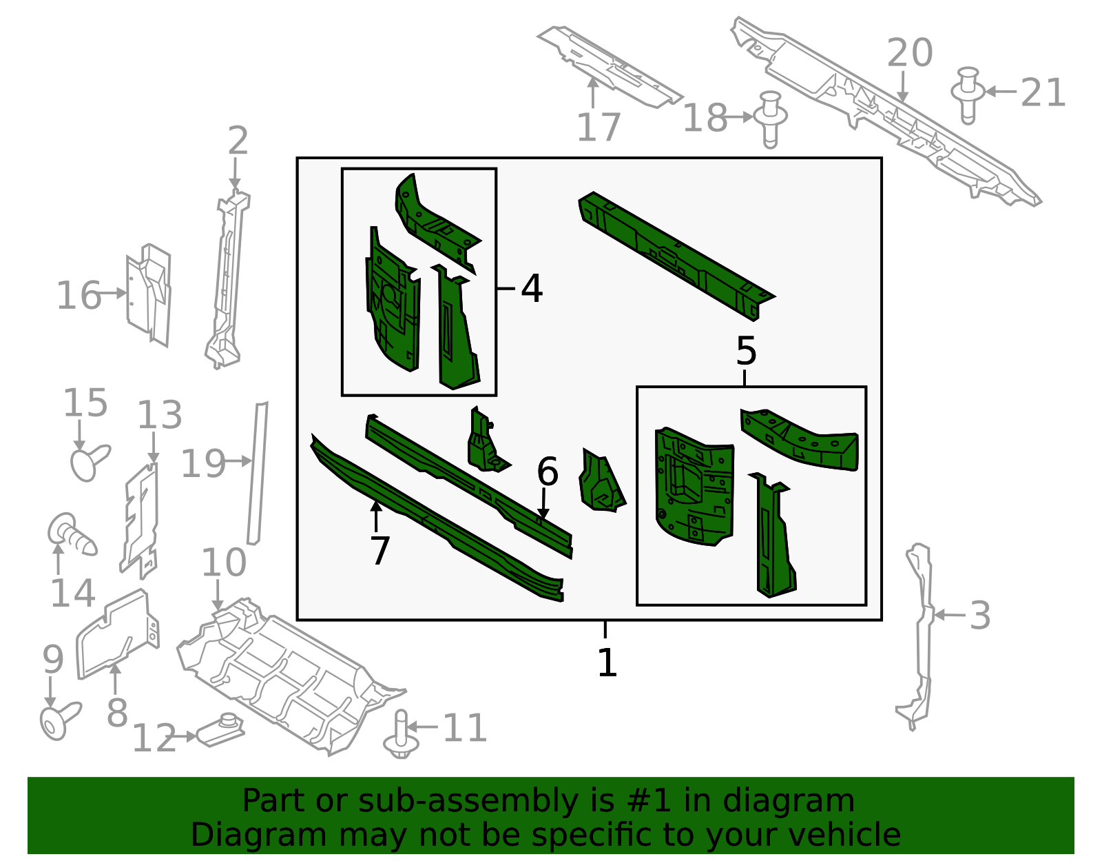 2021-2025 Ford E-350 Super Duty Radiator Support LC2Z-16138-C | OEM ...